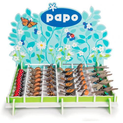 Display de Animais de Jardim